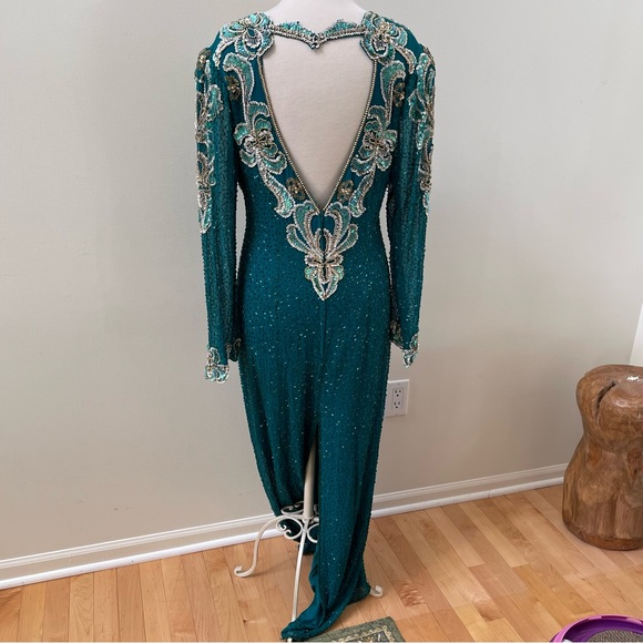 Landa | Dresses | 8s Drag Queentorch Singer Dynasty Beaded Gown Vintage ...